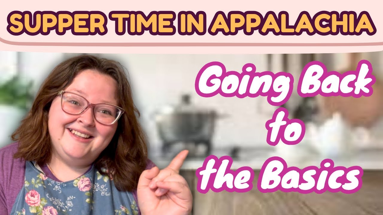 Simple supper time in Appalachia: old fashioned cooking