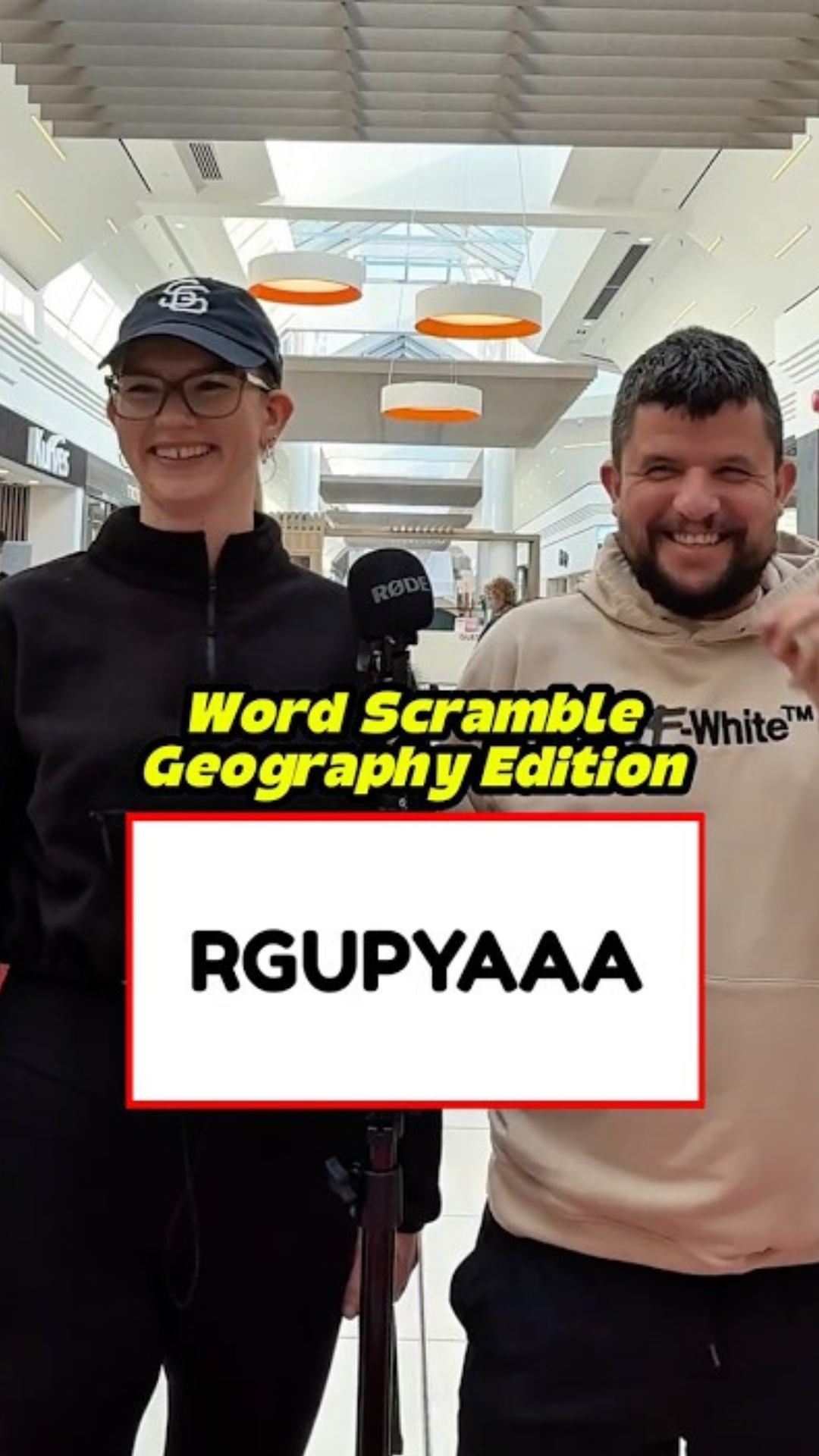 Can you solve all 3 geography word scrambles
