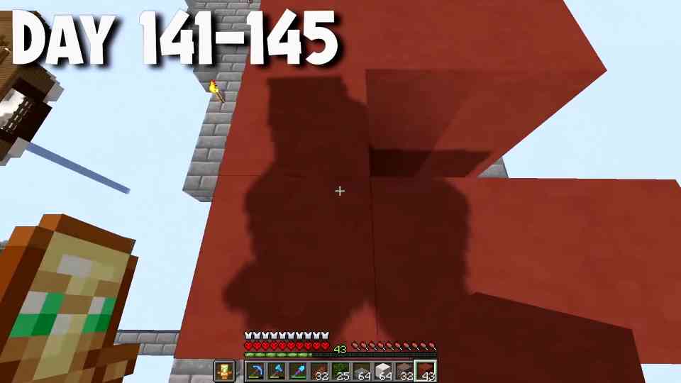 Minecraft but it starts with one block