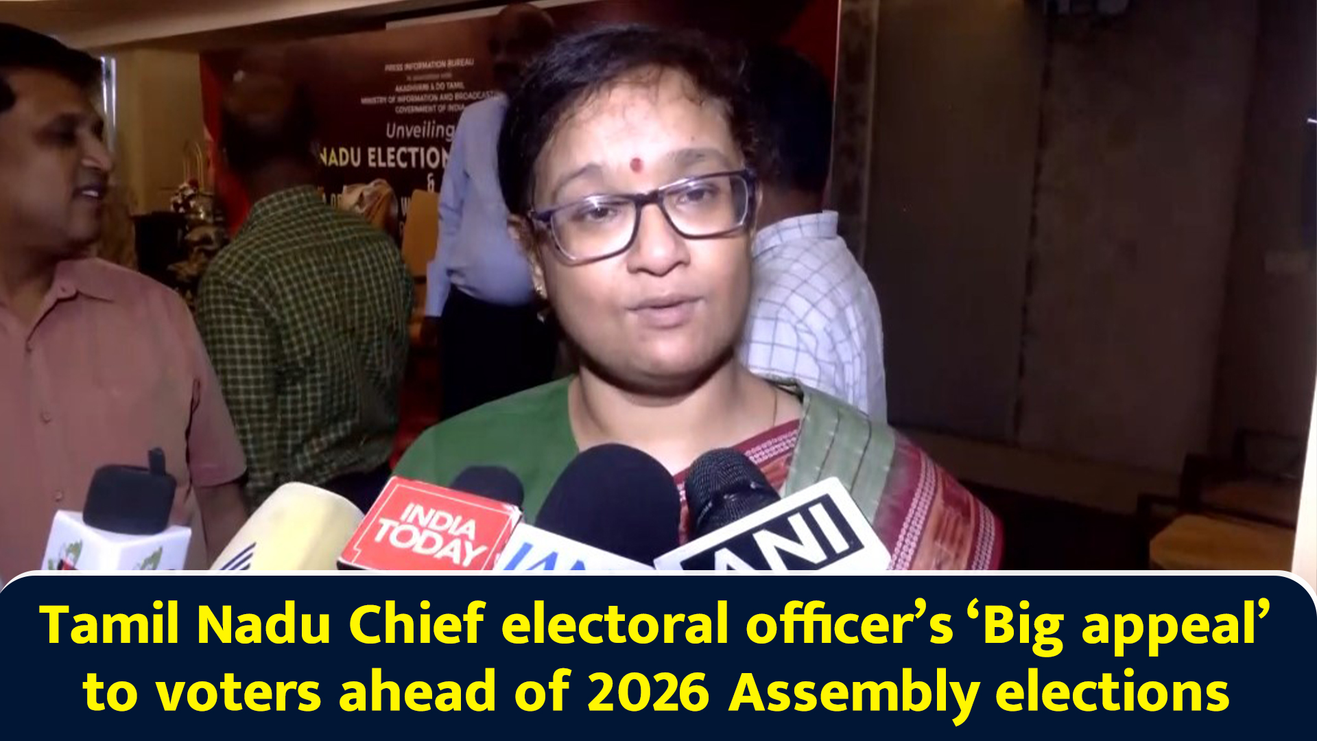 Tamil Nadu Chief Electoral Officer’s ‘big appeal’ to voters ahead of ...