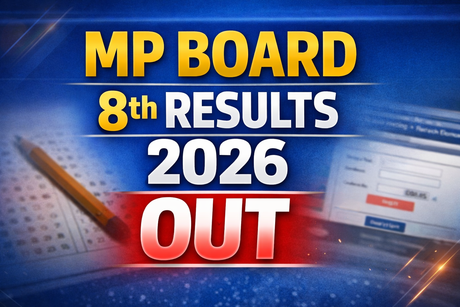 Madhya Pradesh class 8 results 2026 announced with 93.83% pass rate ...