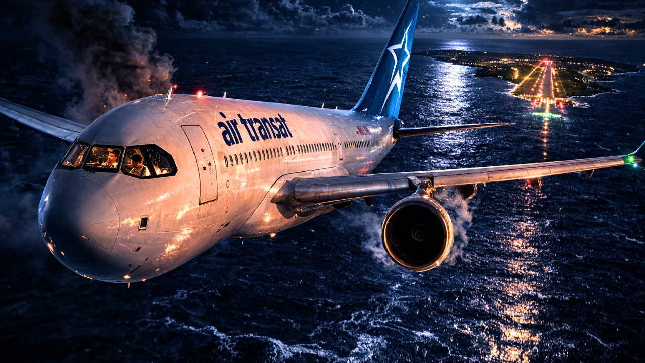 Air Transat 236 ran out of fuel over the Atlantic after a hidden engine ...