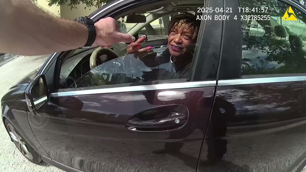 This officer had no idea who he just pulled over