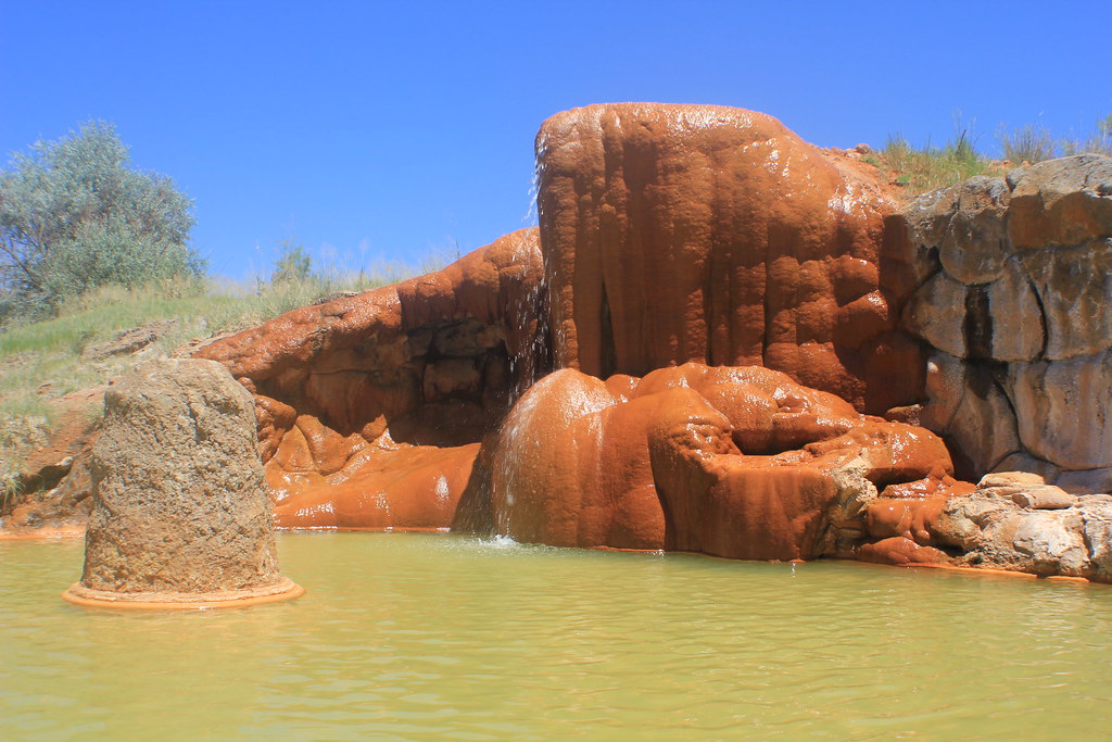 Trendy hot springs across America