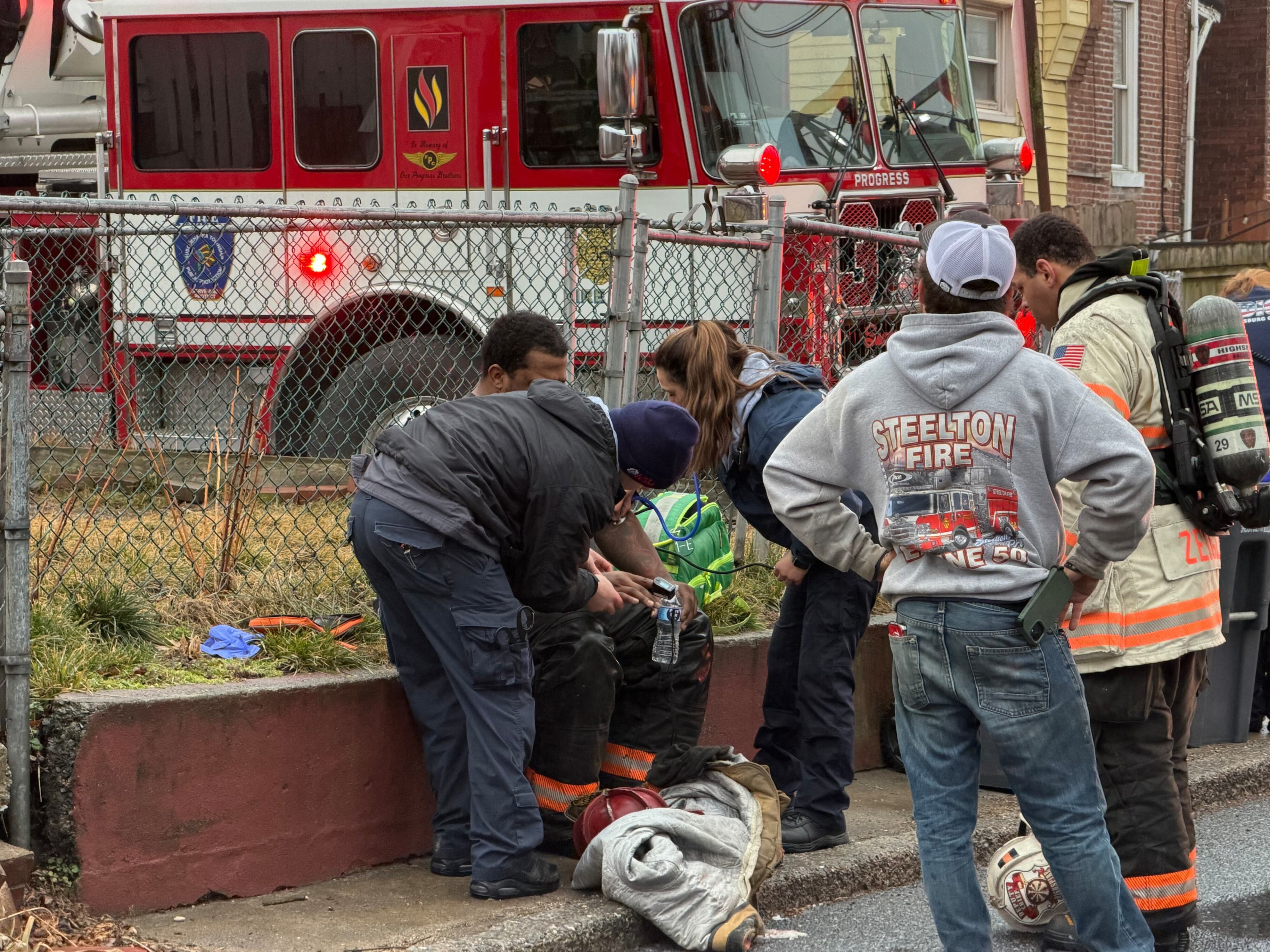 Steelton house fire prompts police to evacuate block