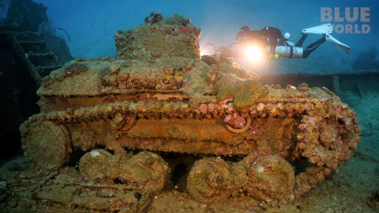 They entered a WWII wreck - and the light disappeared behind them