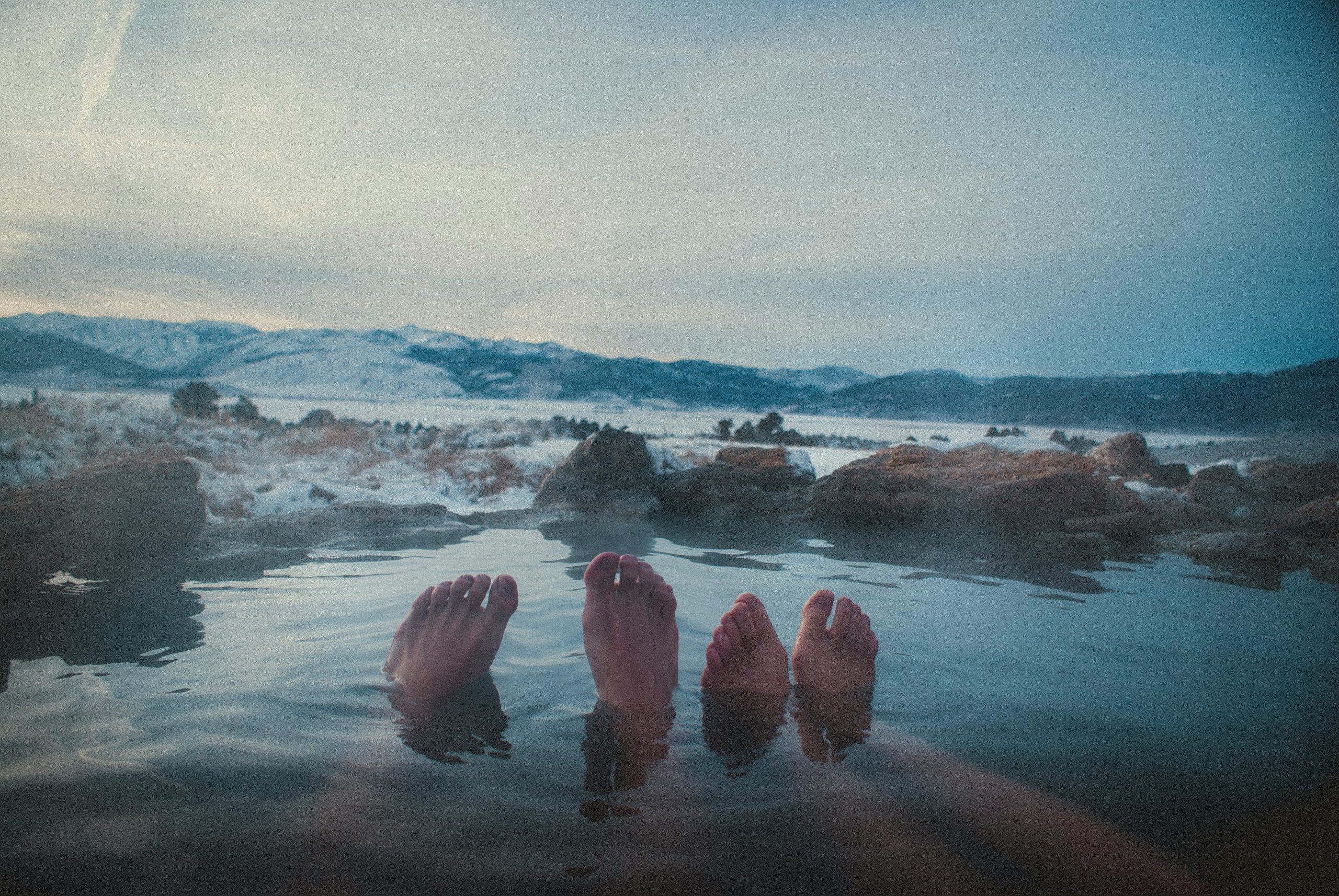 Trendy hot springs across America
