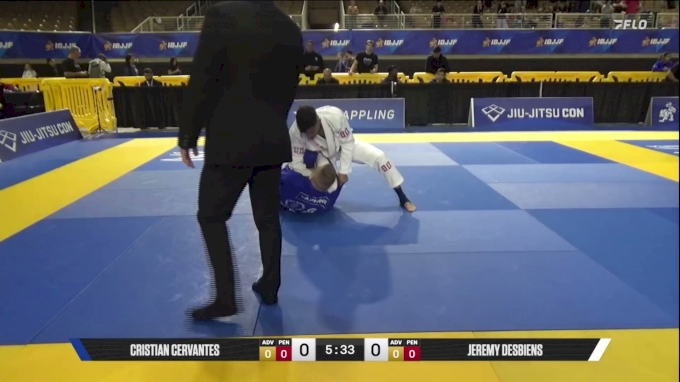 Jeremy Desbiens vs Cristian Cervantes 2026 Pan Jiu Jitsu IBJJF Championship