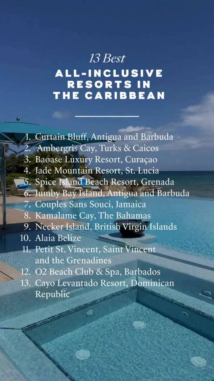 13 best all-inclusive resorts in the Caribbean