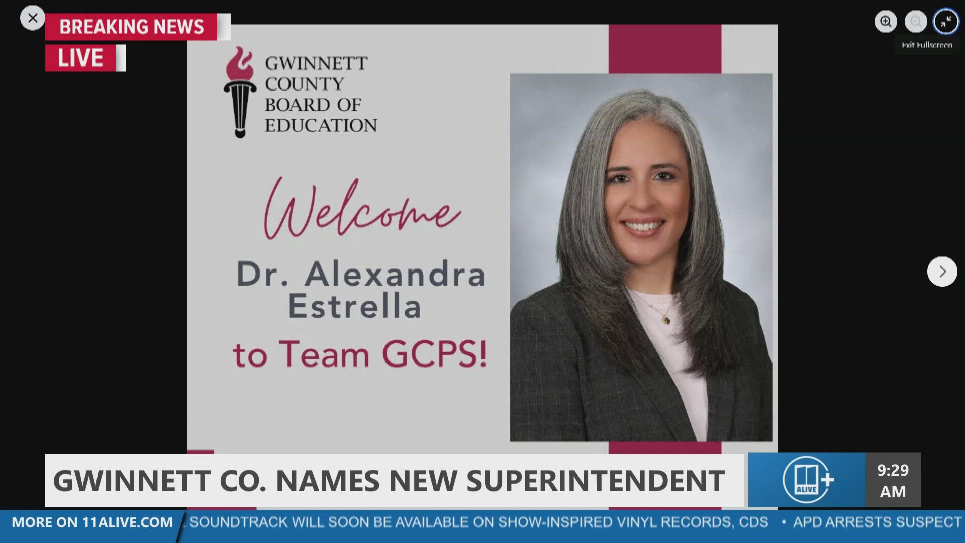 Dr. Alexandra Estrella named Gwinnett superintendent