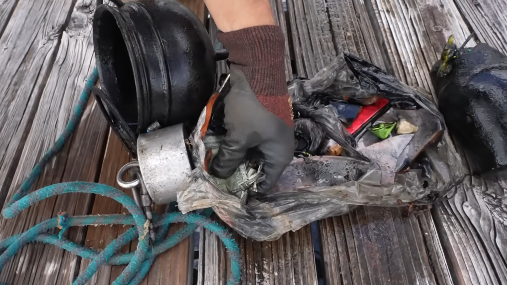 Watch what happens when you pull a voodoo bag full of money - big mistake