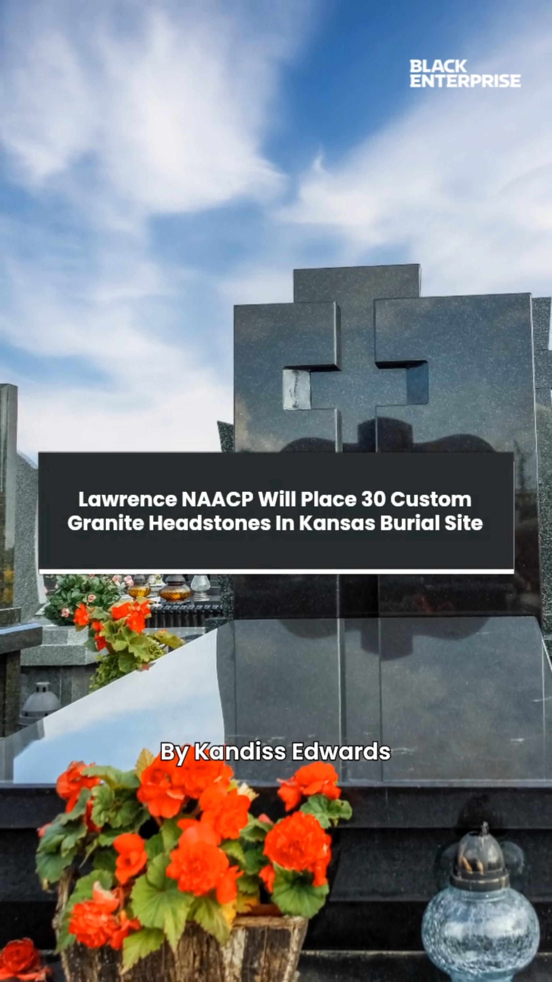 Lawrence NAACP will place 30 custom granite headstones in Kansas burial ...