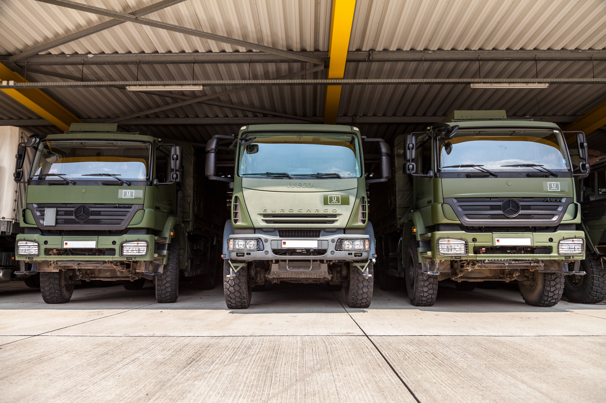 Military vehicles adapted for civilian use