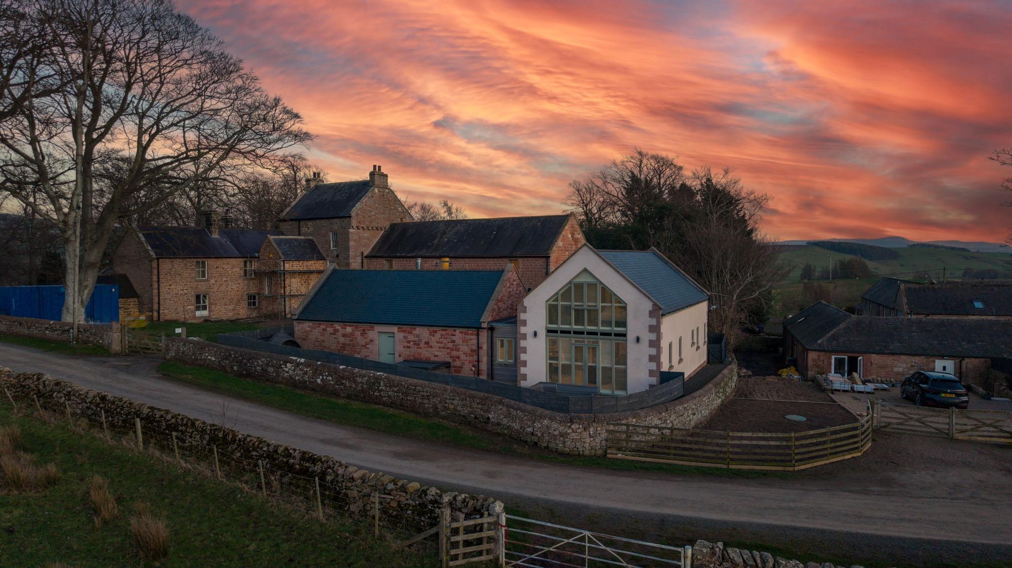 Three properties on historic Northumberland estate for sale