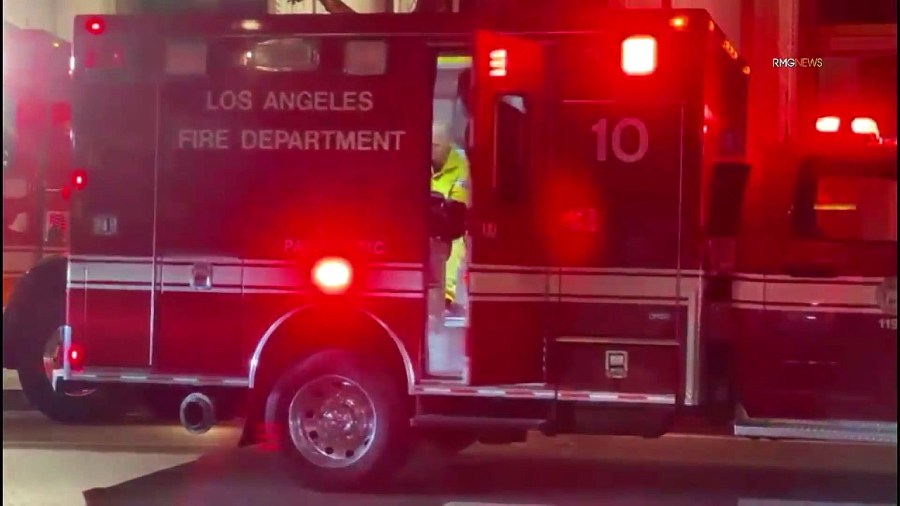 Person trapped in 3-car crash on 210 Freeway in Irwindale