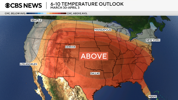 Record-high temperatures set in over a dozen states as heat wave moves east