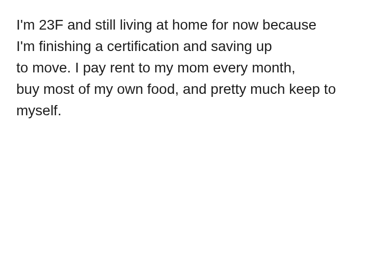 Her mom invited guests with kids and told her to give up her room to ...