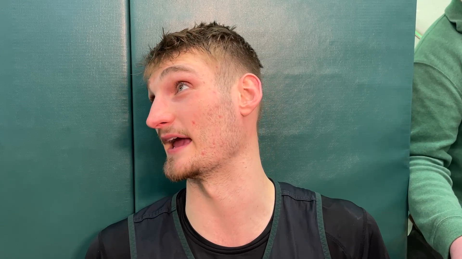 Michigan State Spartans center Carson Cooper on doing their job against ...