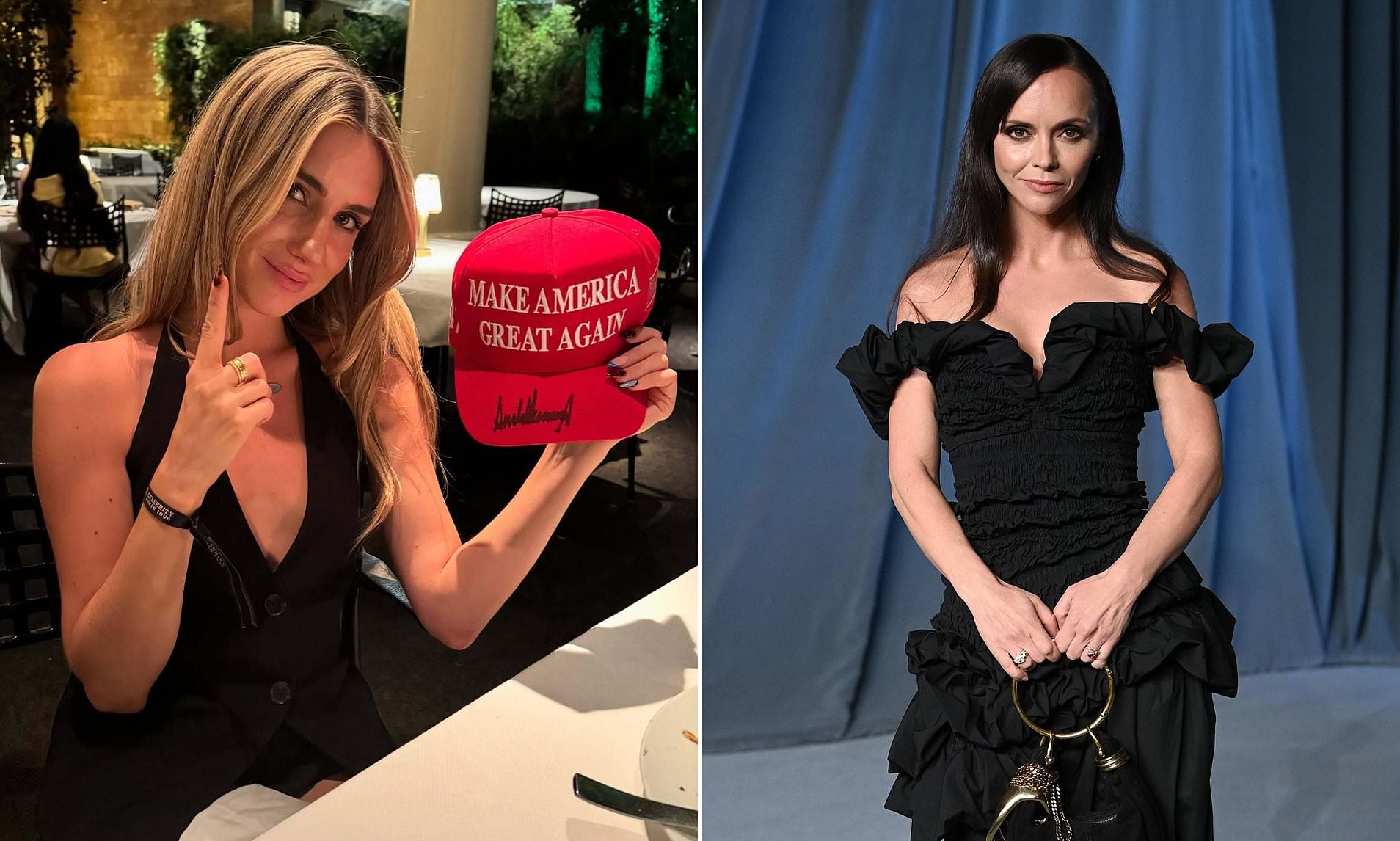 Christina Ricci becomes embroiled in vicious feud with MAGA influencer