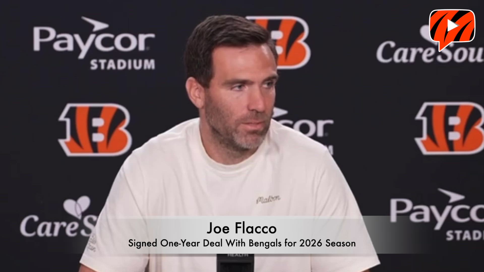 Joe Flacco has chip on shoulder after signing with the Cincinnati Bengals