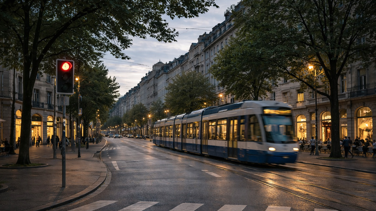 Por qué Zurich se siente diferente al atardecer