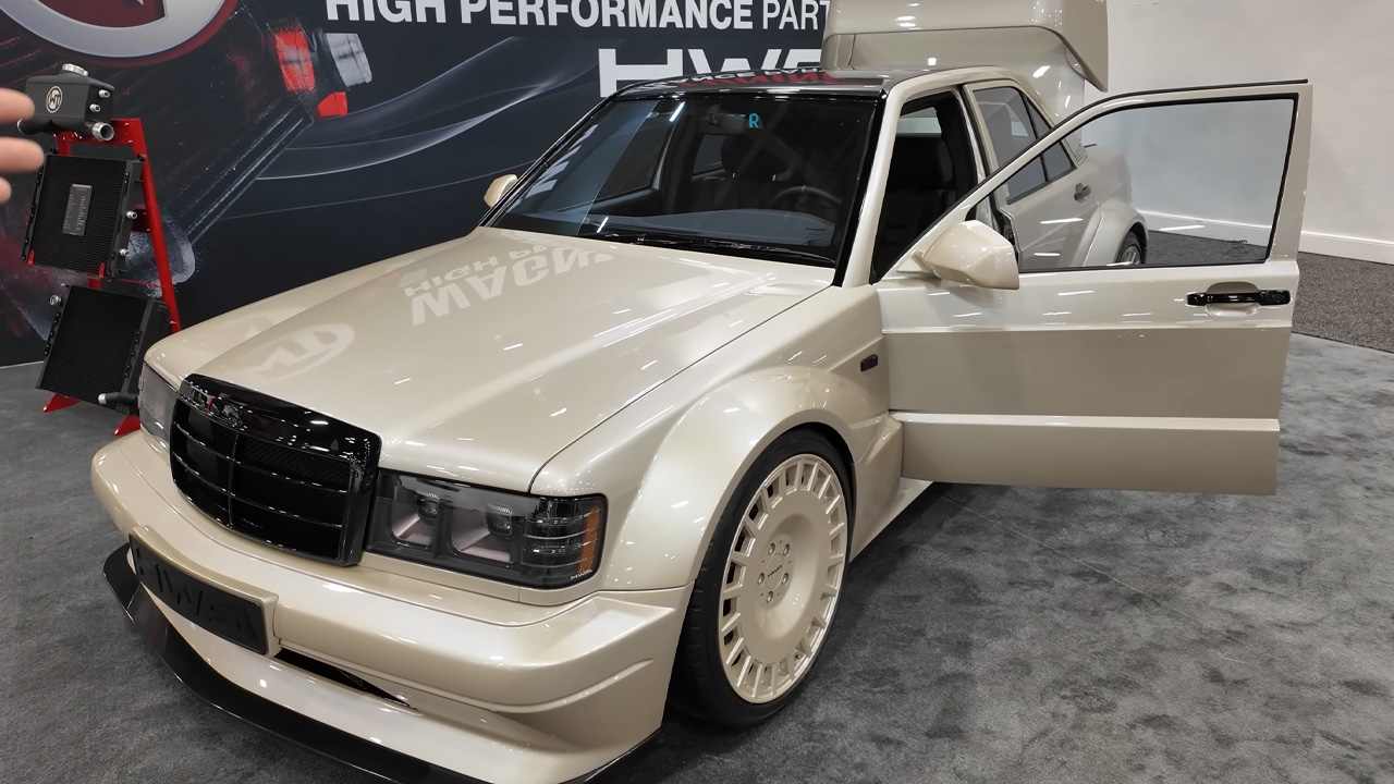 A modern take on the iconic Mercedes saloon