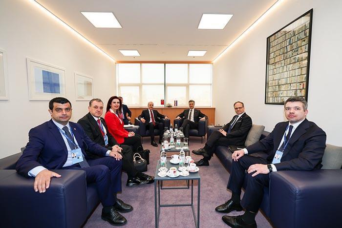 TBMM Başkanı Kurtulmuş, Hırvatistan Başbakanı Plenkovic ile bir araya geldi