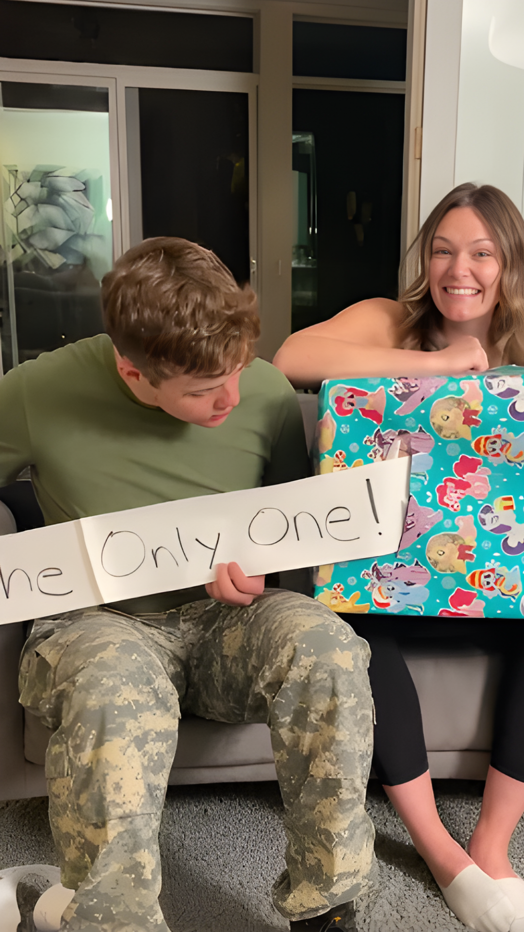 The adorable pregnancy reveal that turned into a heartwarming moment