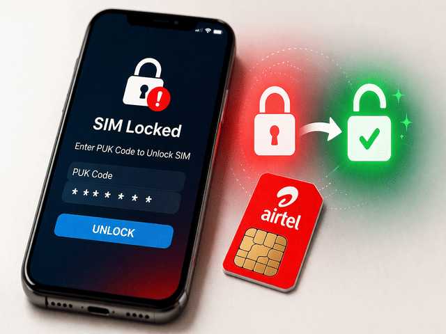 Airtel SIM locked? Unlock it easily using PUK code with these simple ...