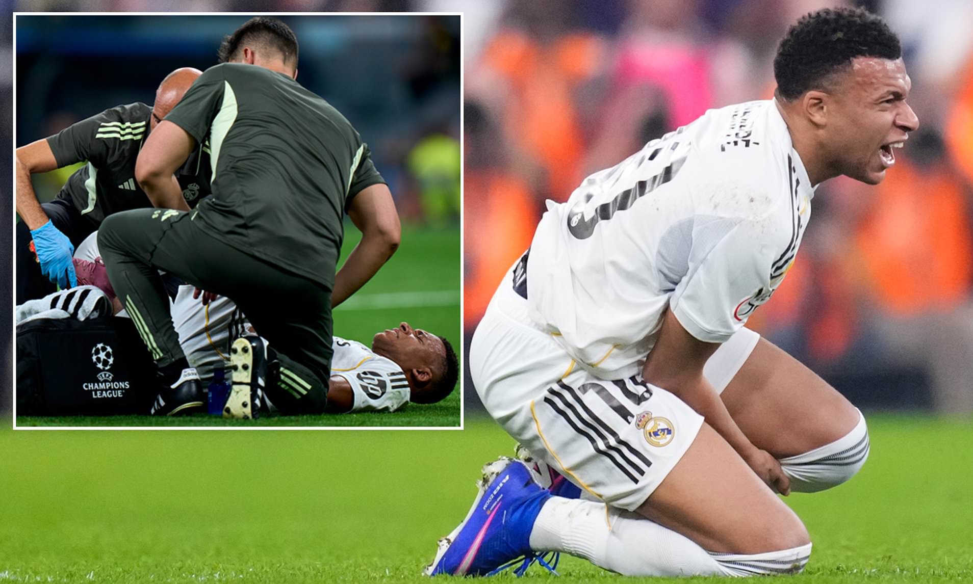 Kylian Mbappe's knee injury was misdiagnosed as Real Madrid scanned the ...