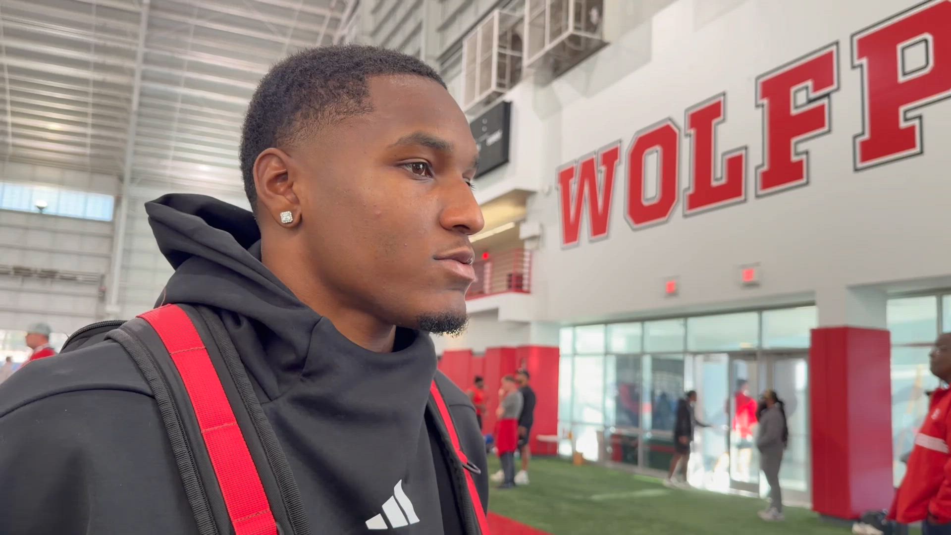 NC State Wolfpack CB Devon Marshall on draft process, proving people wrong