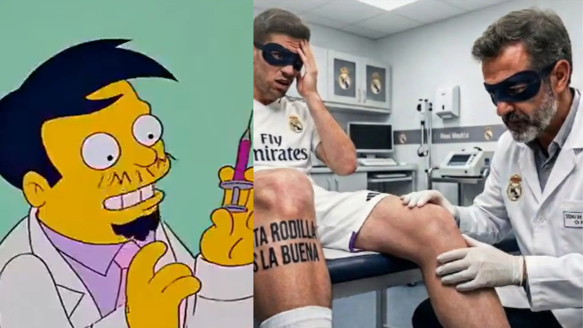 Los memes se ceban con el Real Madrid por equivocarse de rodilla en la ...