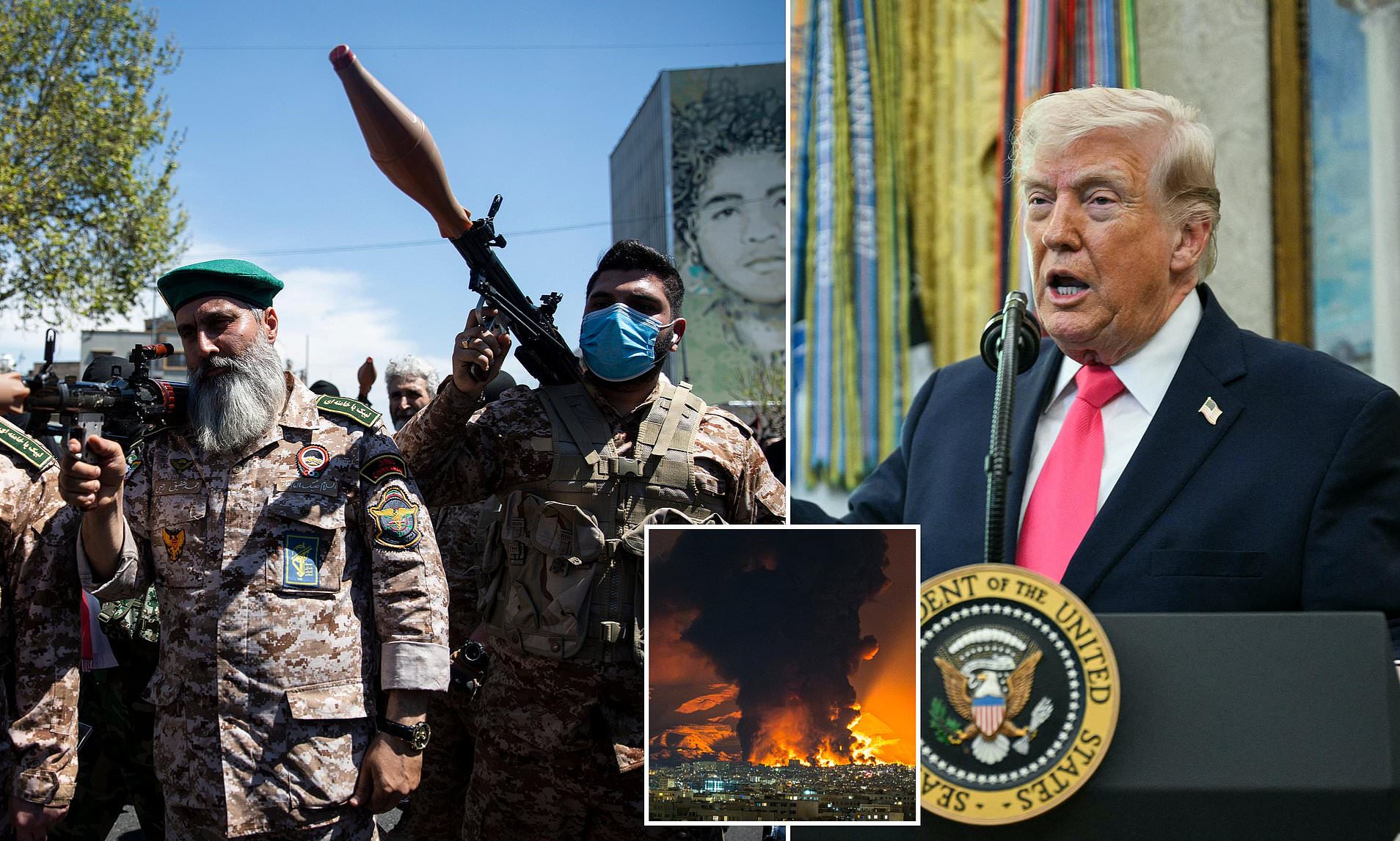 Iran rejects Trump's peace plan as 7,000-strong US ground invasion ...