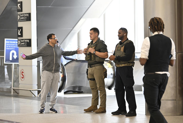 Trump thirsts over idle muscle-bound ICE goons at airports