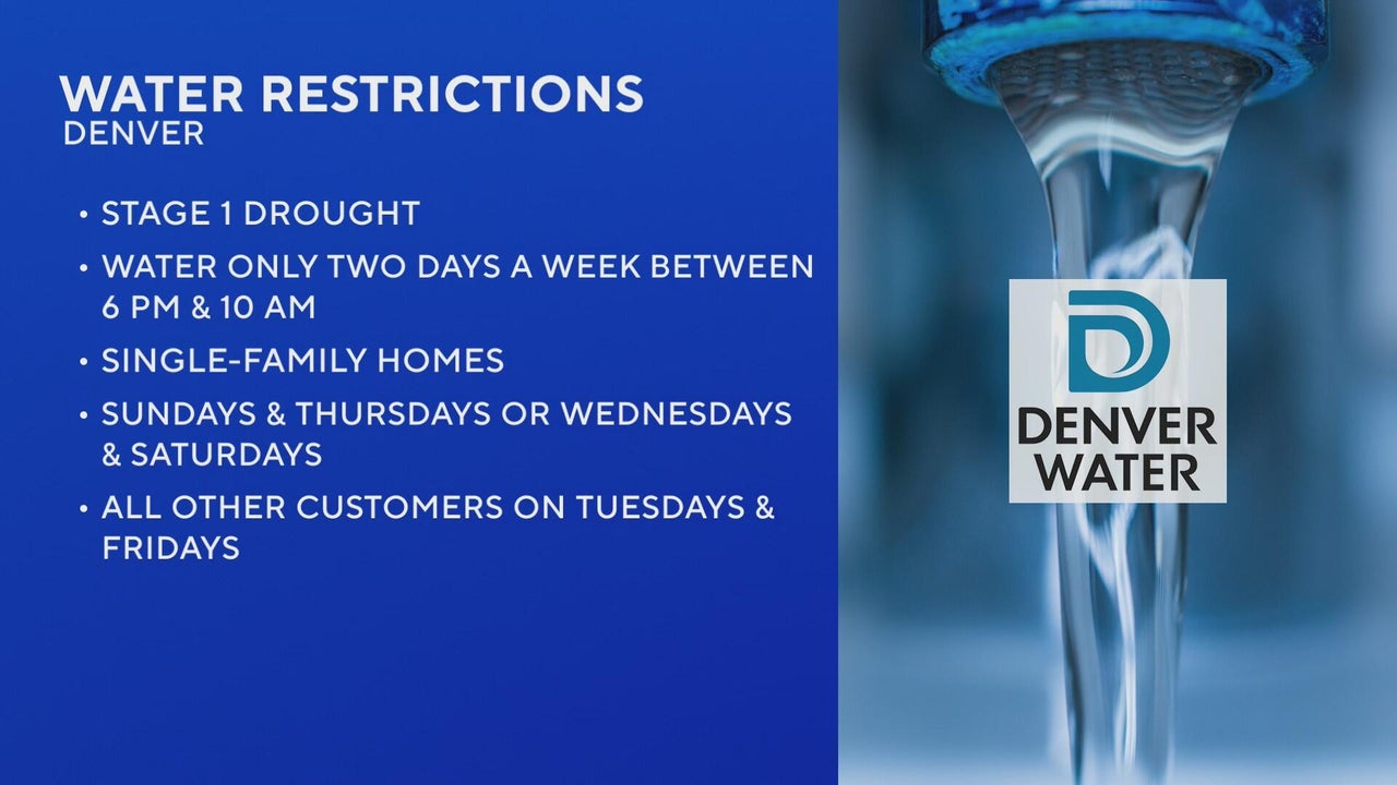 Denver Water imposes mandatory water restrictions only 2 days per week