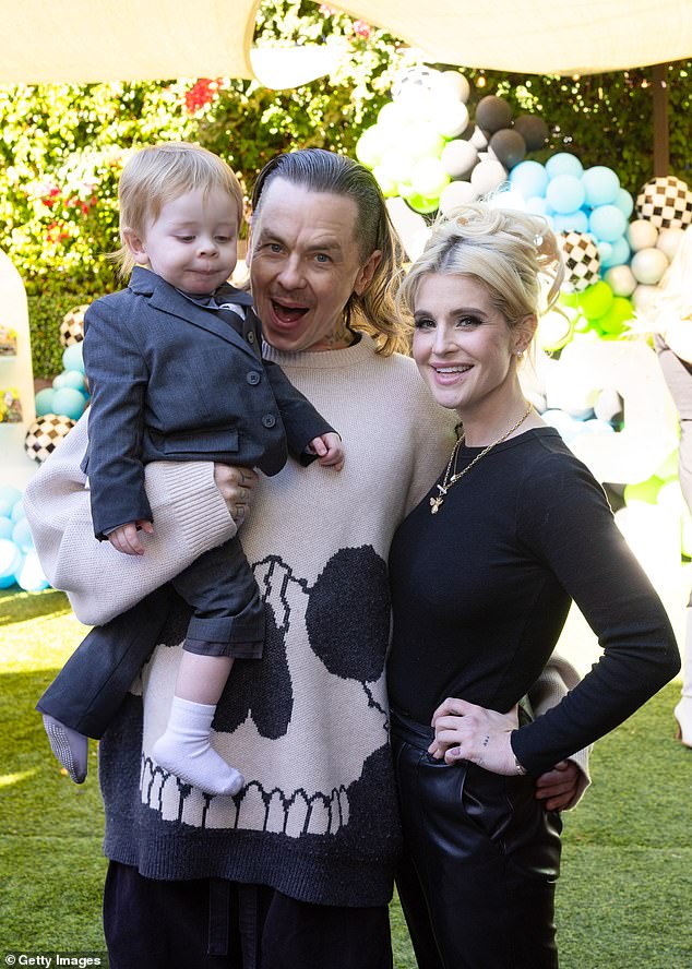 Kelly Osbourne reveals son is feeling under the weather amid split