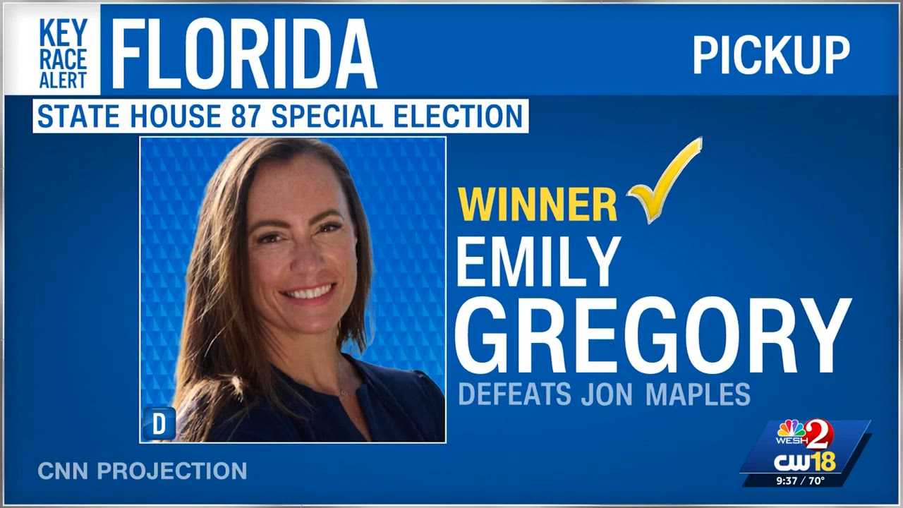Democrat Emily Gregory wins Florida House race in district that ...