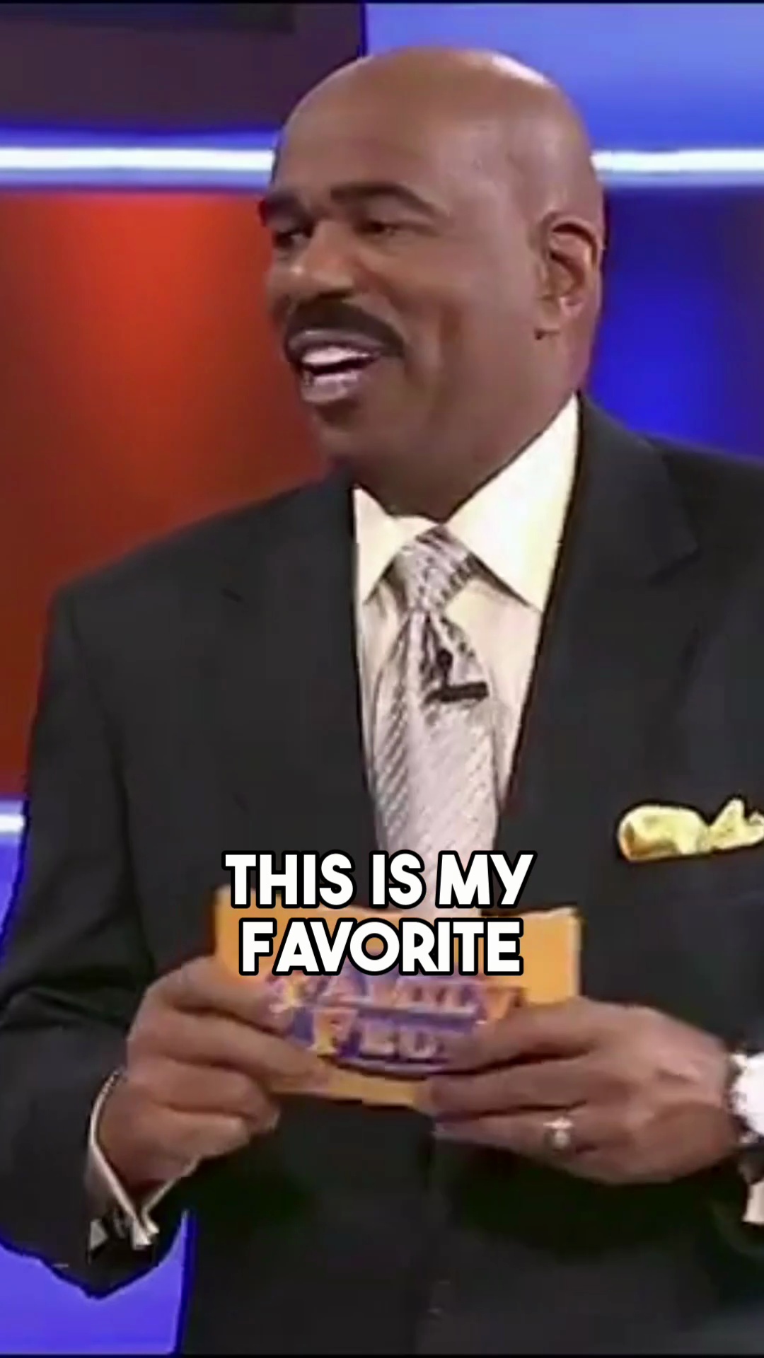 Steve Harvey calls this his favorite question on Family Feud