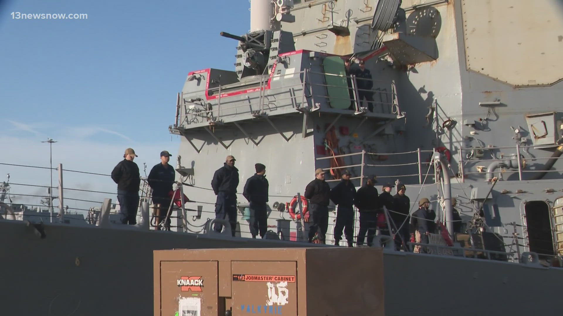 USS Ross leaves Norfolk for deployment