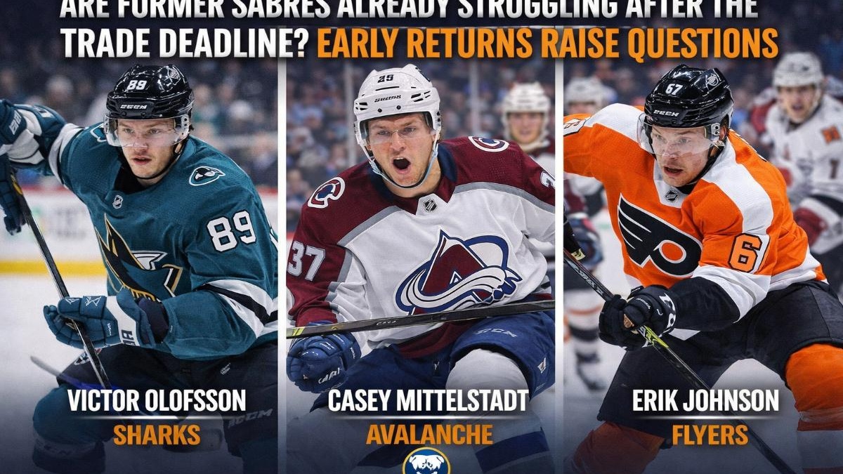 Are former Sabres already struggling after the trade deadline? Early ...
