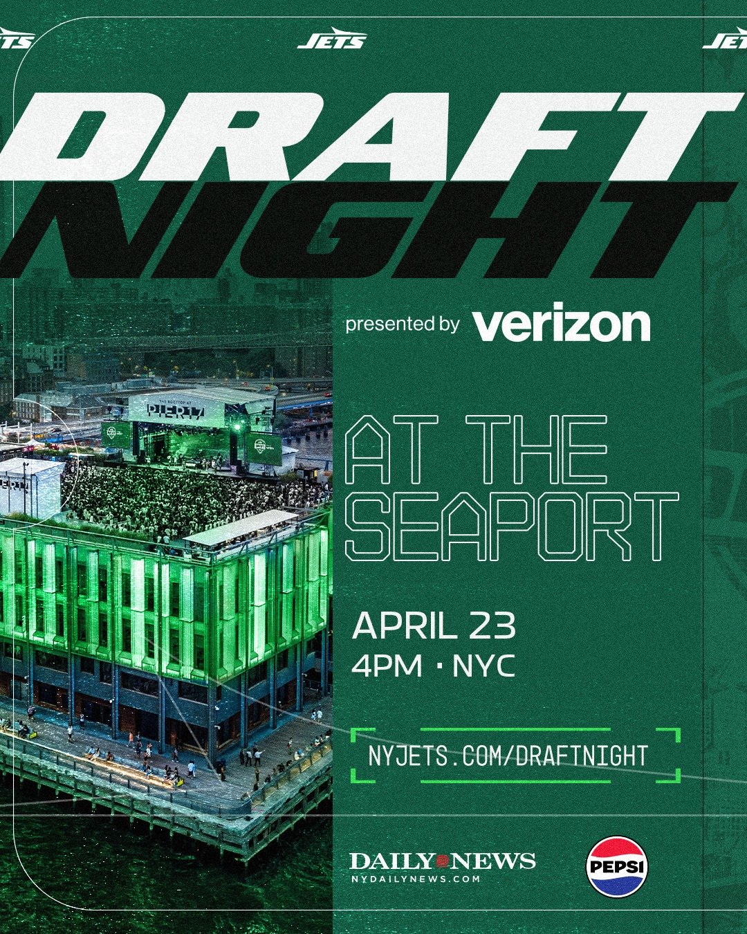 2026 NY Jets draft night and fan fest presented by Verizon, NYC