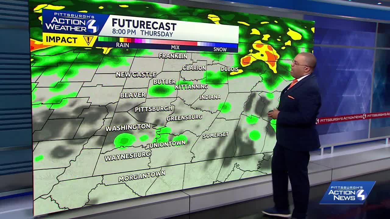 March 25 forecast: Impact Day Thursday with rain late in Pittsburgh