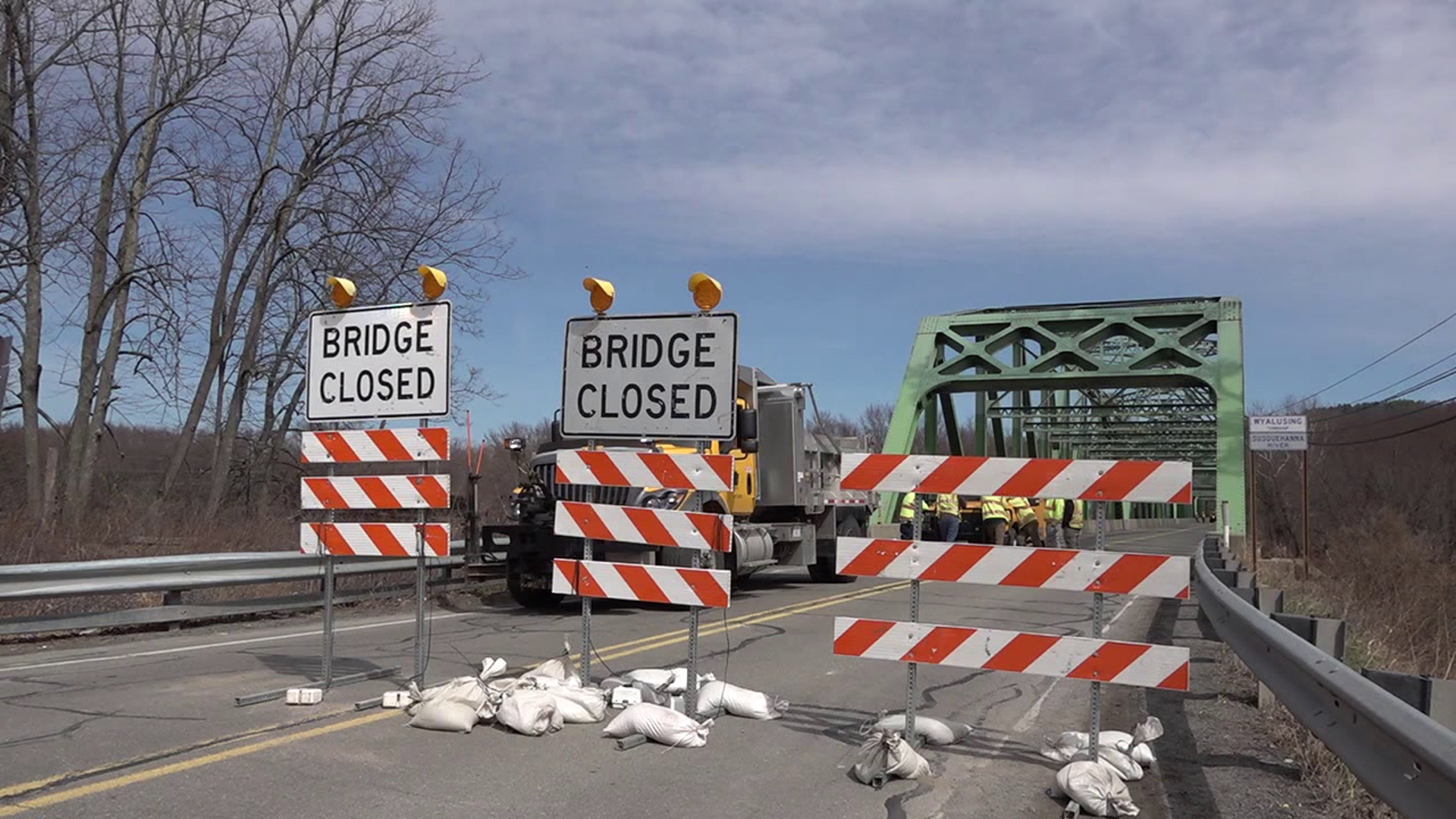 Inspection to determine repairs on Rainbow Bridge after crash near ...