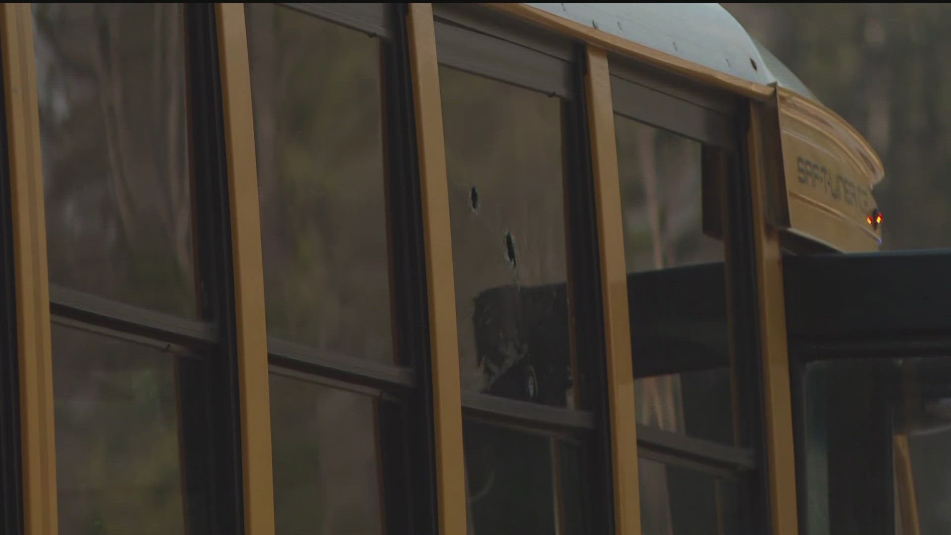 Stray bullet hits school bus | What we know