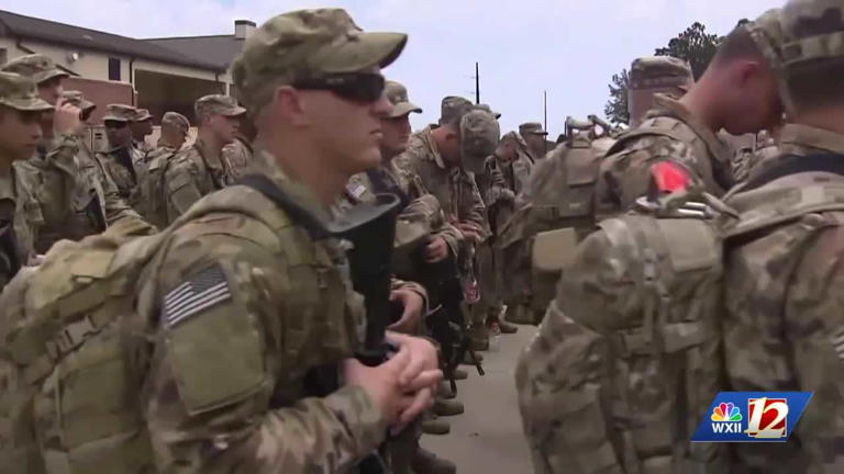 Fort Bragg community reacts to deployment of 82nd Airborne Division