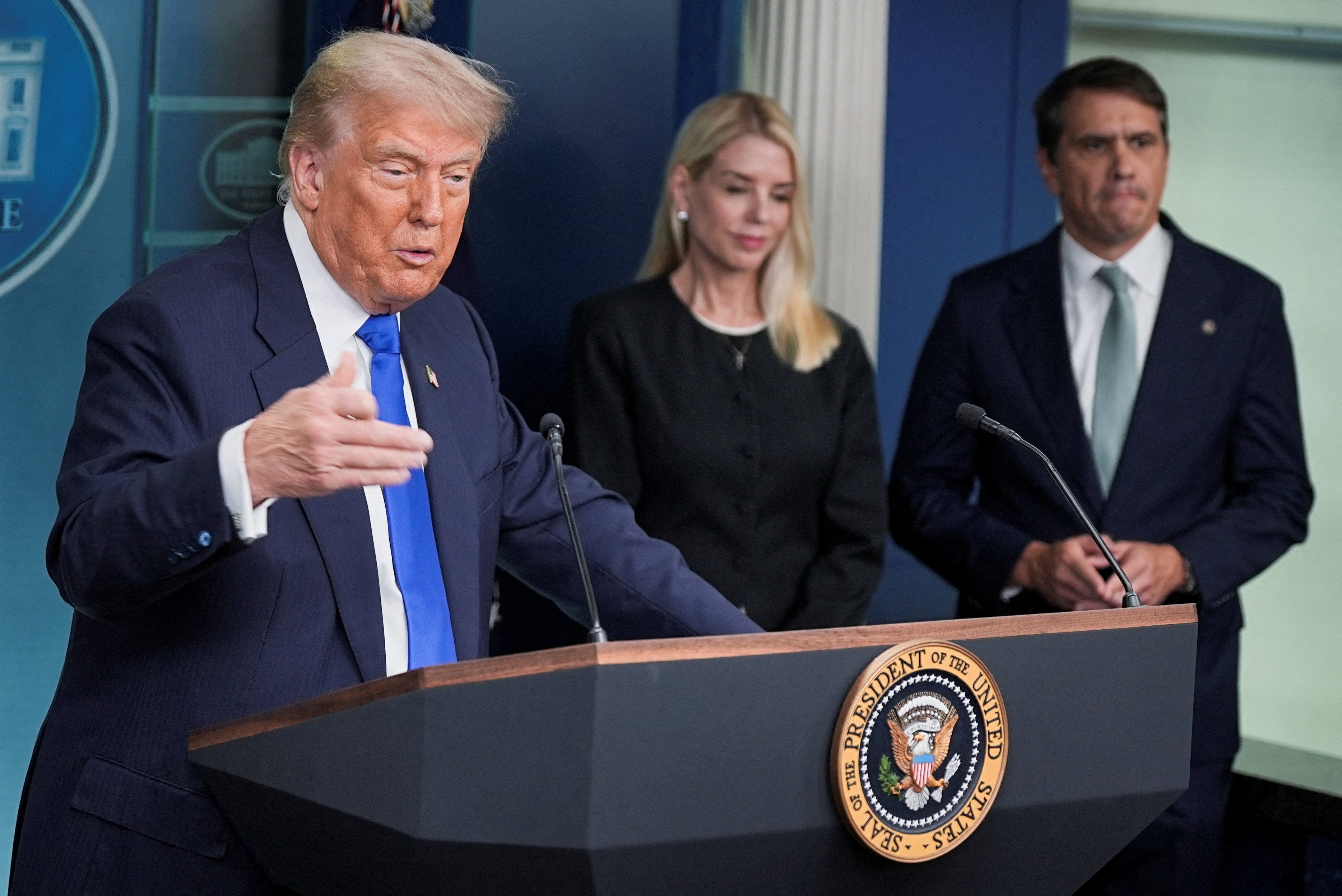 Approval rating lowest of President Trump's second term, poll shows