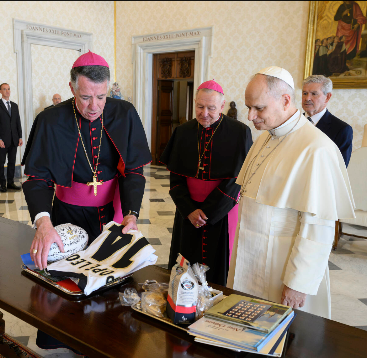 Saints, Pelicans owner Gayle Benson meets with Pope Leo XIV in Rome