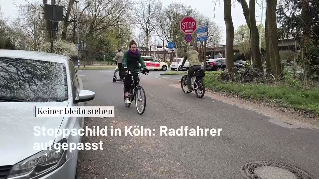 Kölner Stoppschild zeigt massives Problem