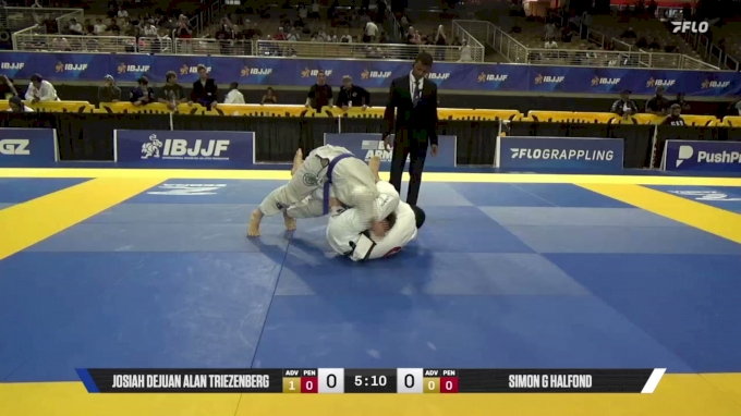 Simon G Halfond vs Josiah DeJuan Alan Triezenberg 2026 Pan Jiu Jitsu ...