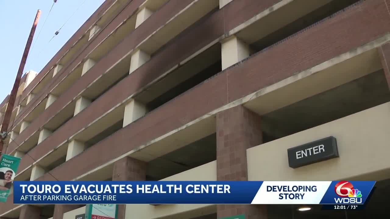 Touro evacuates health center after parking garage fire reported